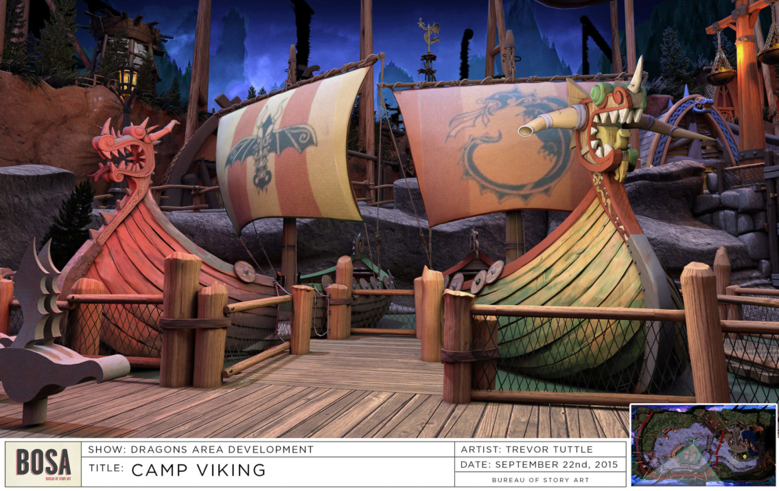 How To Train Your Dragon | Area Development – BOSA