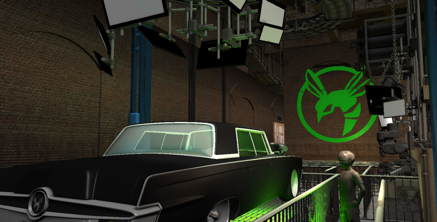 Green Hornet Coaster | Queue Design – BOSA