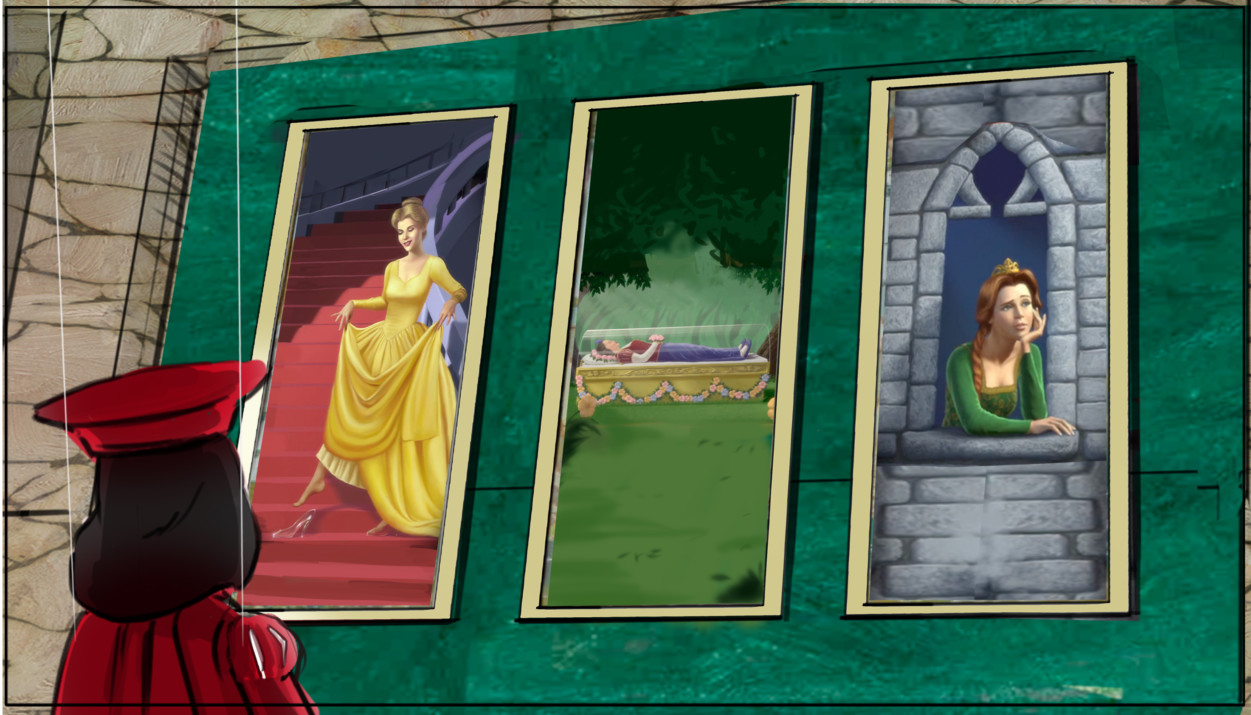 Shrek’s Merry Fairy Tale Journey | Dark Ride Visual Development – BOSA