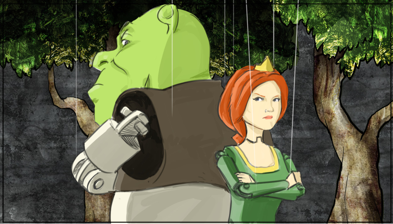 Shrek’s Merry Fairy Tale Journey | Dark Ride Visual Development – BOSA