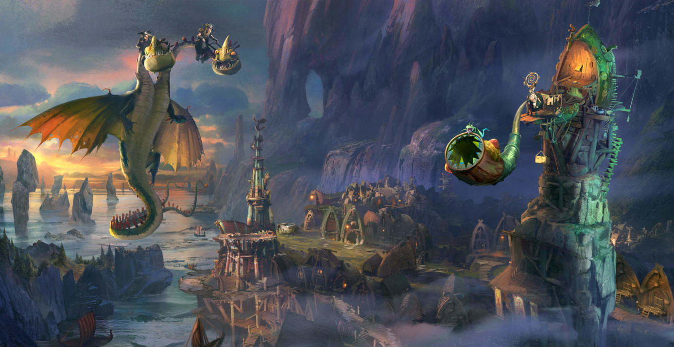 Dragon Glider’s Coaster | Previs + Techvis – BOSA