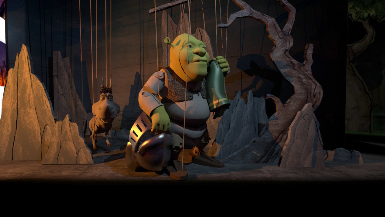 Shrek’s Merry Fairy Tale Journey | Dark Ride Visual Development – BOSA
